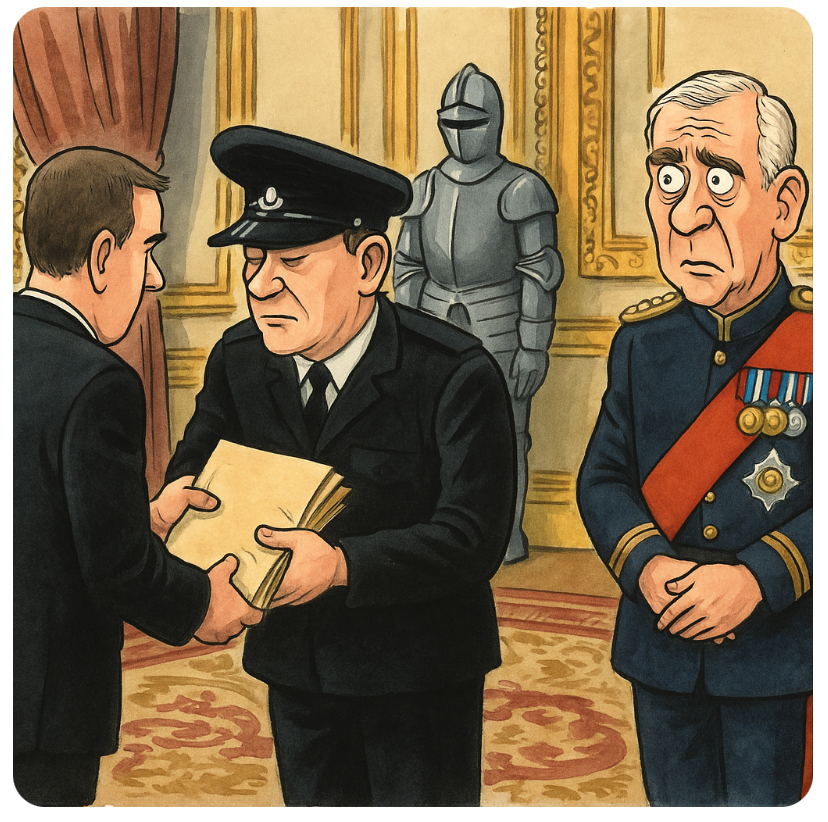 👑 The Palace Protection Racket: When the Crown Calls in the Bodyguards ...