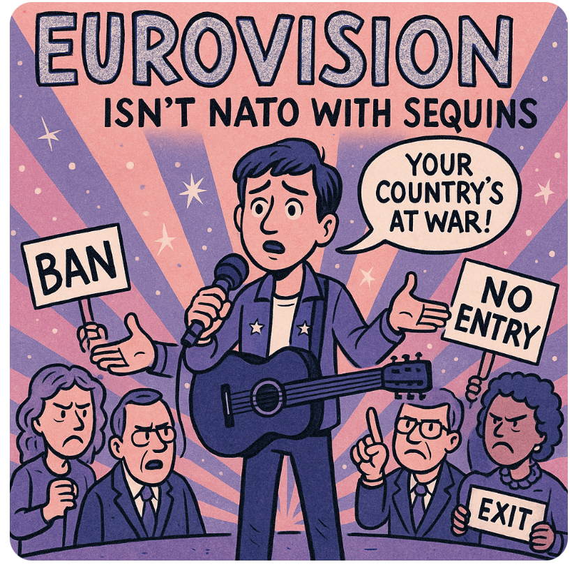 🎤 Ban the Bombs, Not the Ballads: Eurovision Isn’t NATO With Sequins ...