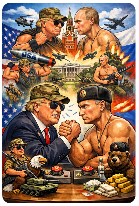 Big Man Energy: Is Trump Flexing to Out-Putin Putin? – Chameleon Magazine