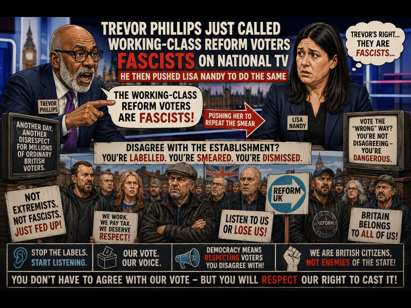 Trevor Phillips Just Called Working-Class Reform Voters Fascists on ...